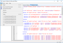 Office RibbonX Editor